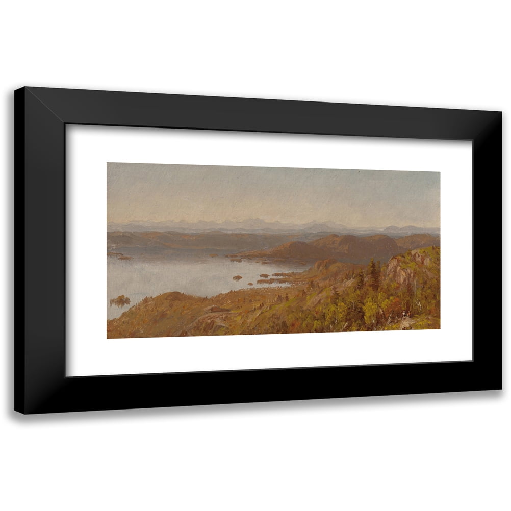 Sanford Robinson Gifford 24x15 Black Modern Framed Museum Art Print ...