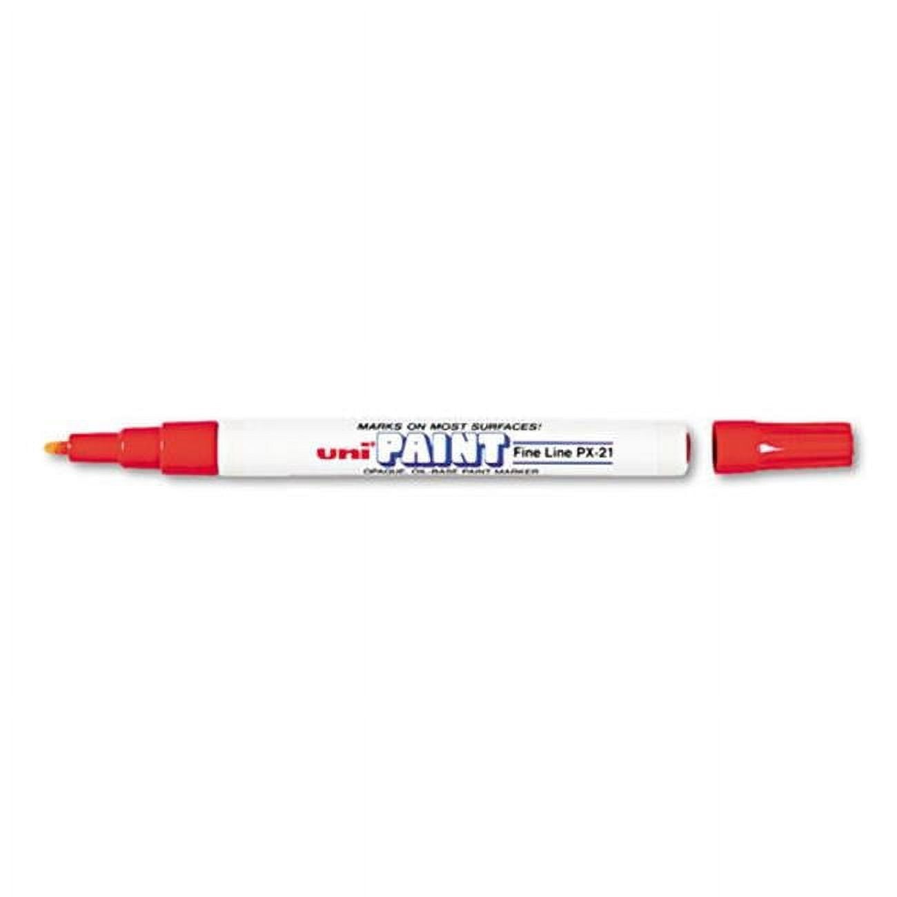 Sanford UBC63702 Uni-Paint Oil-Base Medium Line Markers - Red - Walmart.com