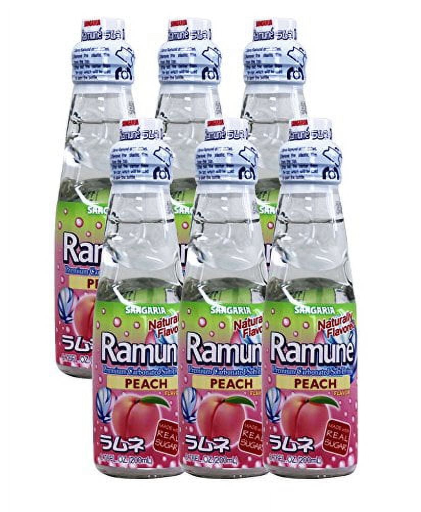 Sangaria Ramune, 6.76 Fluid .. .. Ounce (Peach, 6 .. Bottles) - Walmart.com