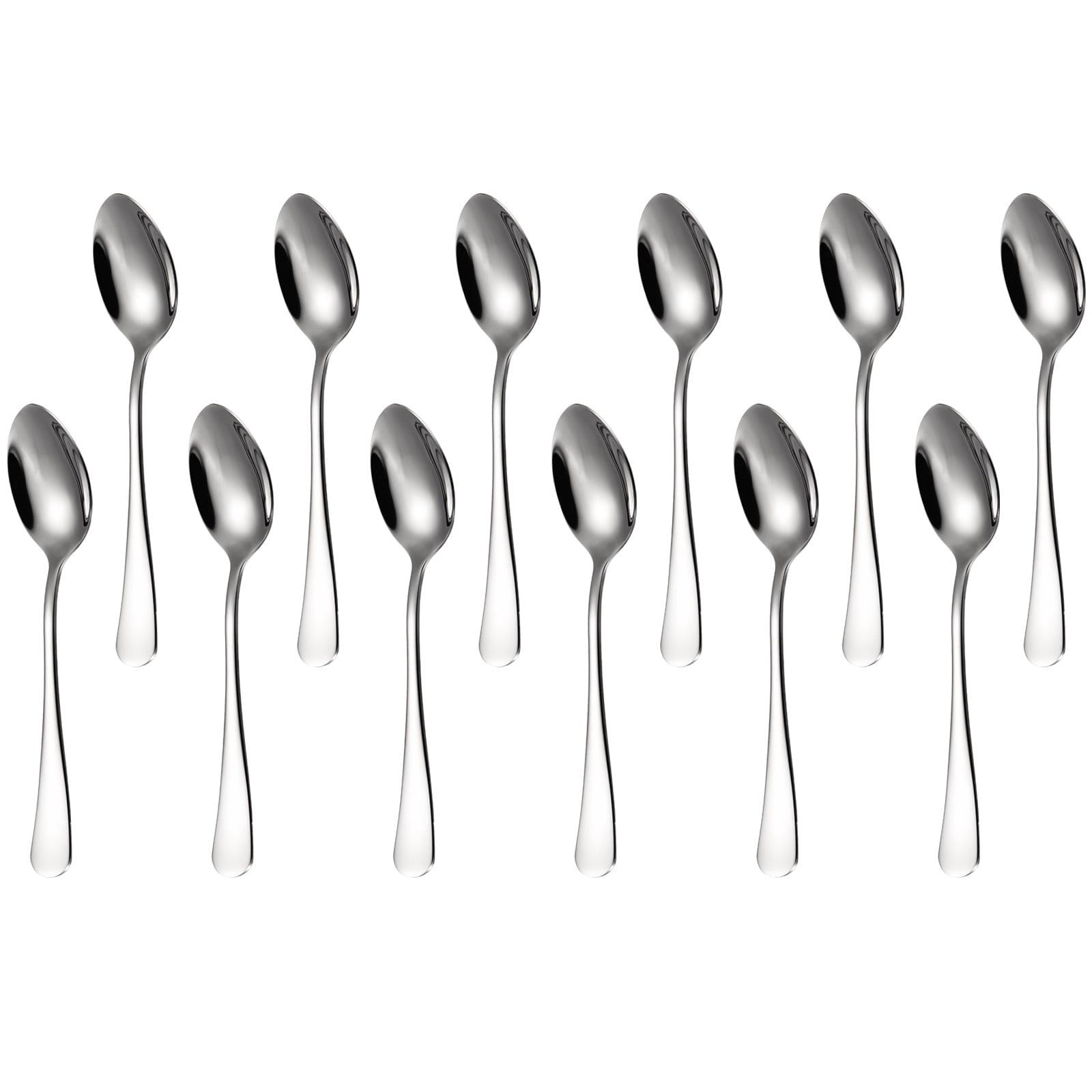 Sangdo 12-Piece Stainless Steel Dinner Spoons Set, 6.7" Utensils ...
