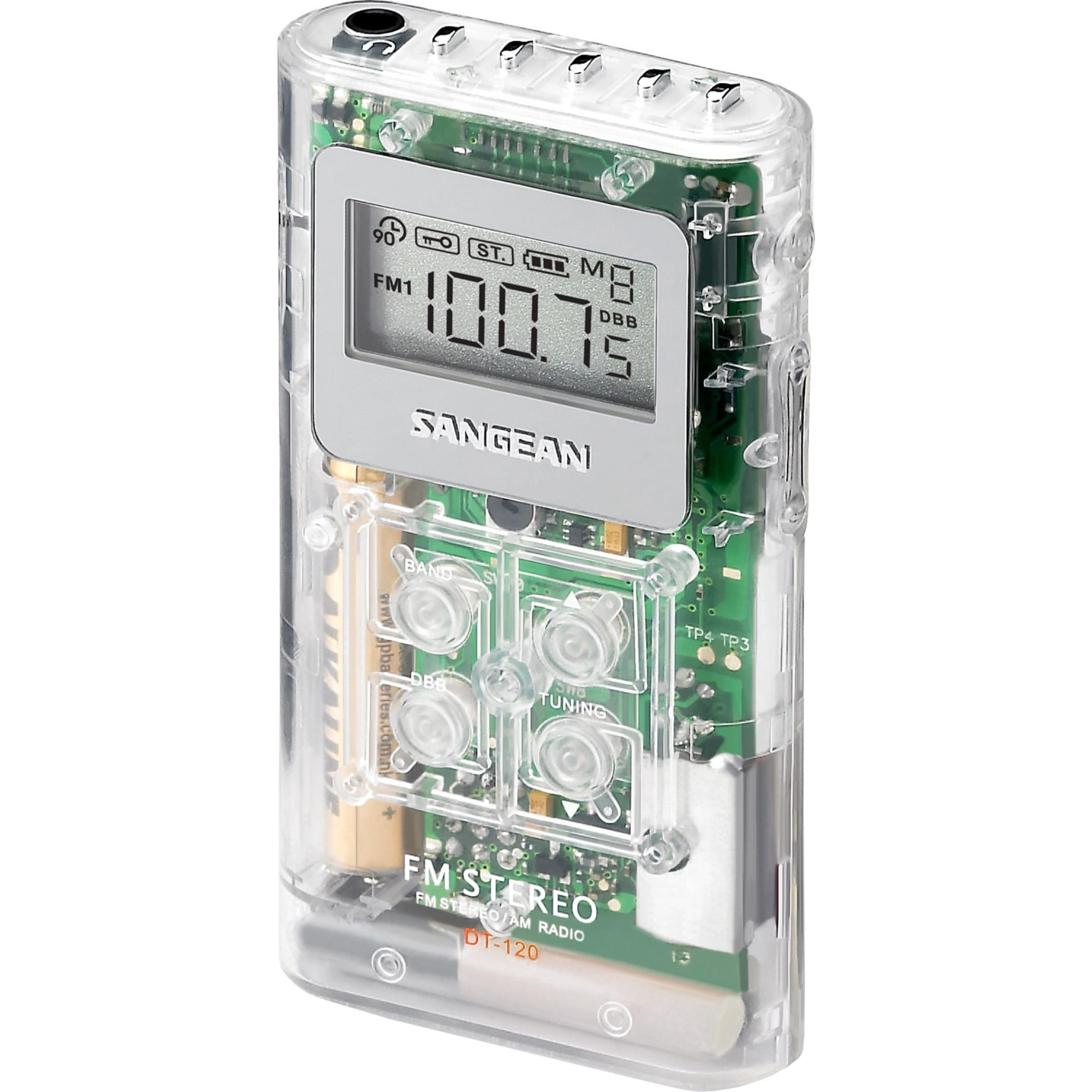 Sangean DT-120 AM/FM Stereo Pocket Radio - Walmart.com