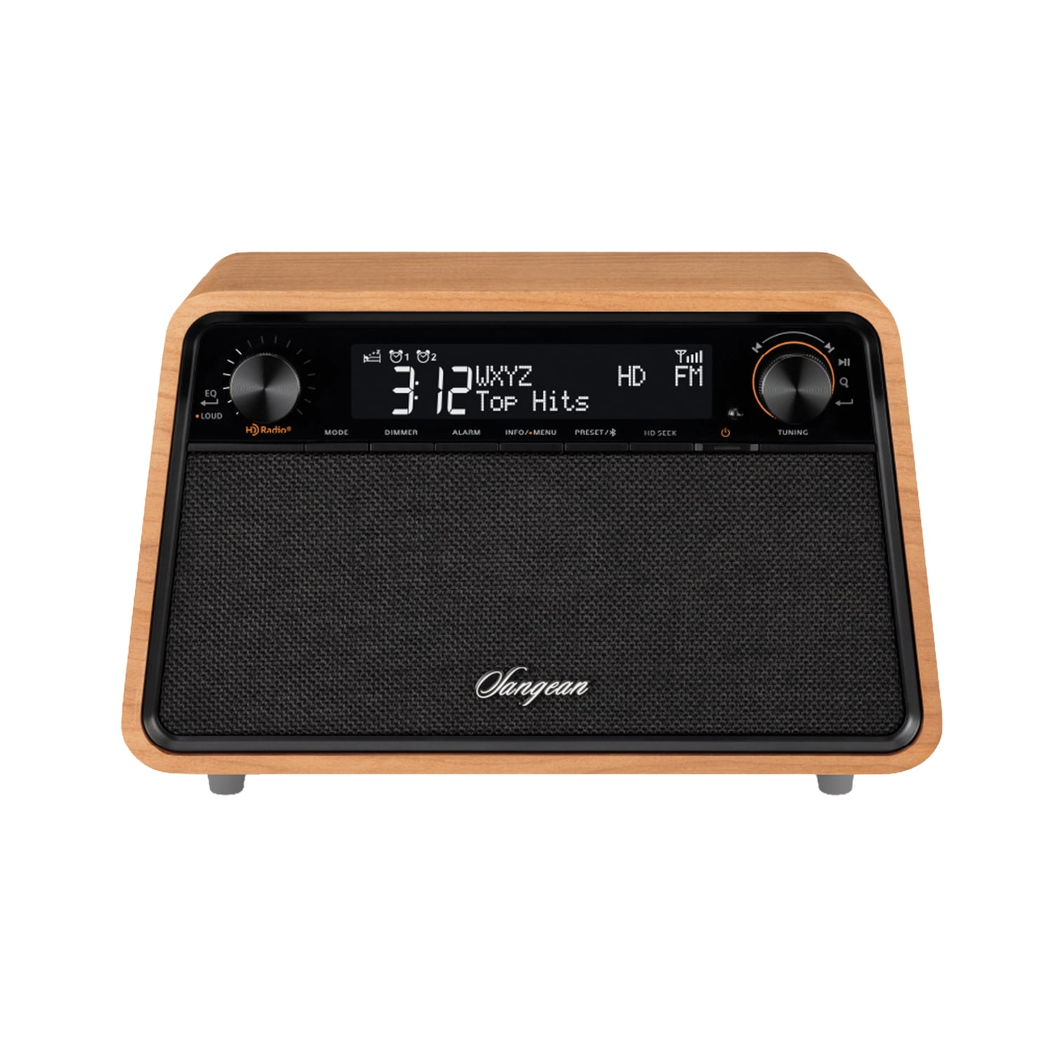 Sangean HDR-19 Bluetooth Corded Electric Alert System Portable Radio ...