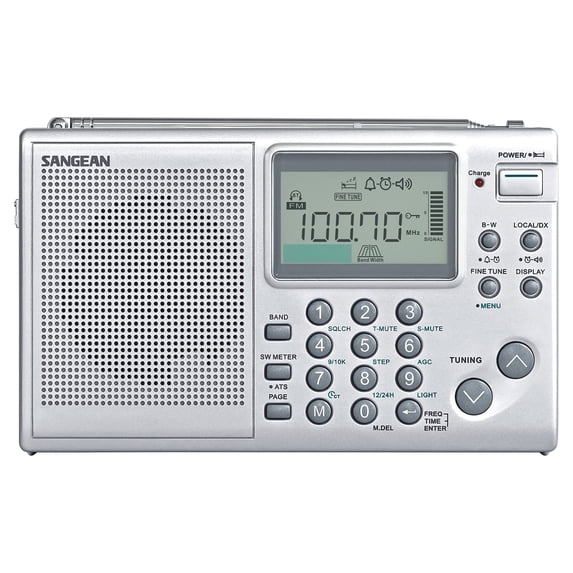 Sangean Multi-Band FM/MW/SW World Receiver Radio, ATS-405PT - Walmart.com