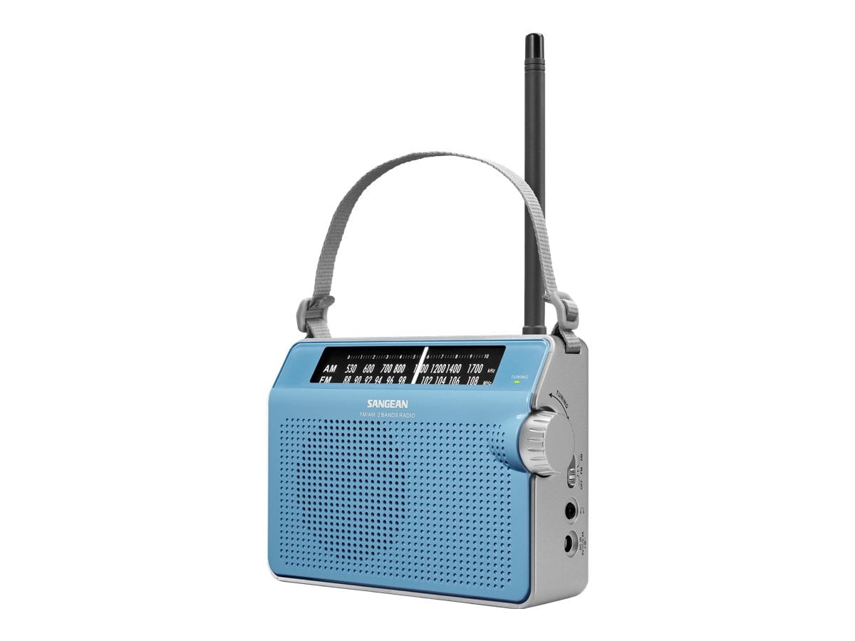 Sangean PR-D6BU AM/FM Compact Analog Portable Radio - Walmart Business ...