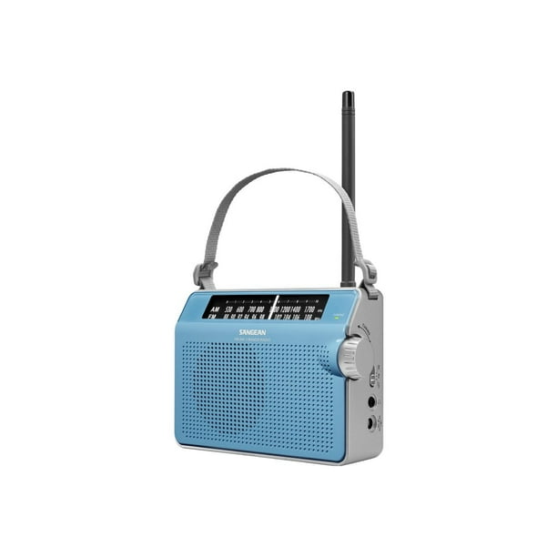 Sangean PR-D6BU AM/FM Compact Analog Portable Radio - Walmart Business ...
