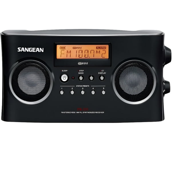 Sangean Portable AM/FM Radios, Black, PR-D5BK - Walmart Business Supplies