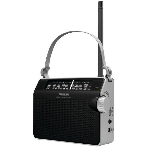 Sangean Portable AM/FM Radios, Black, PR-D6BK - Walmart Business Supplies