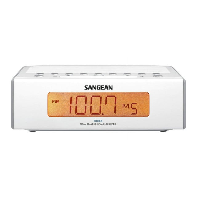 Sangean Digital AM/FM Alarm Clock Radio with Dual Timers and Adjustable ...