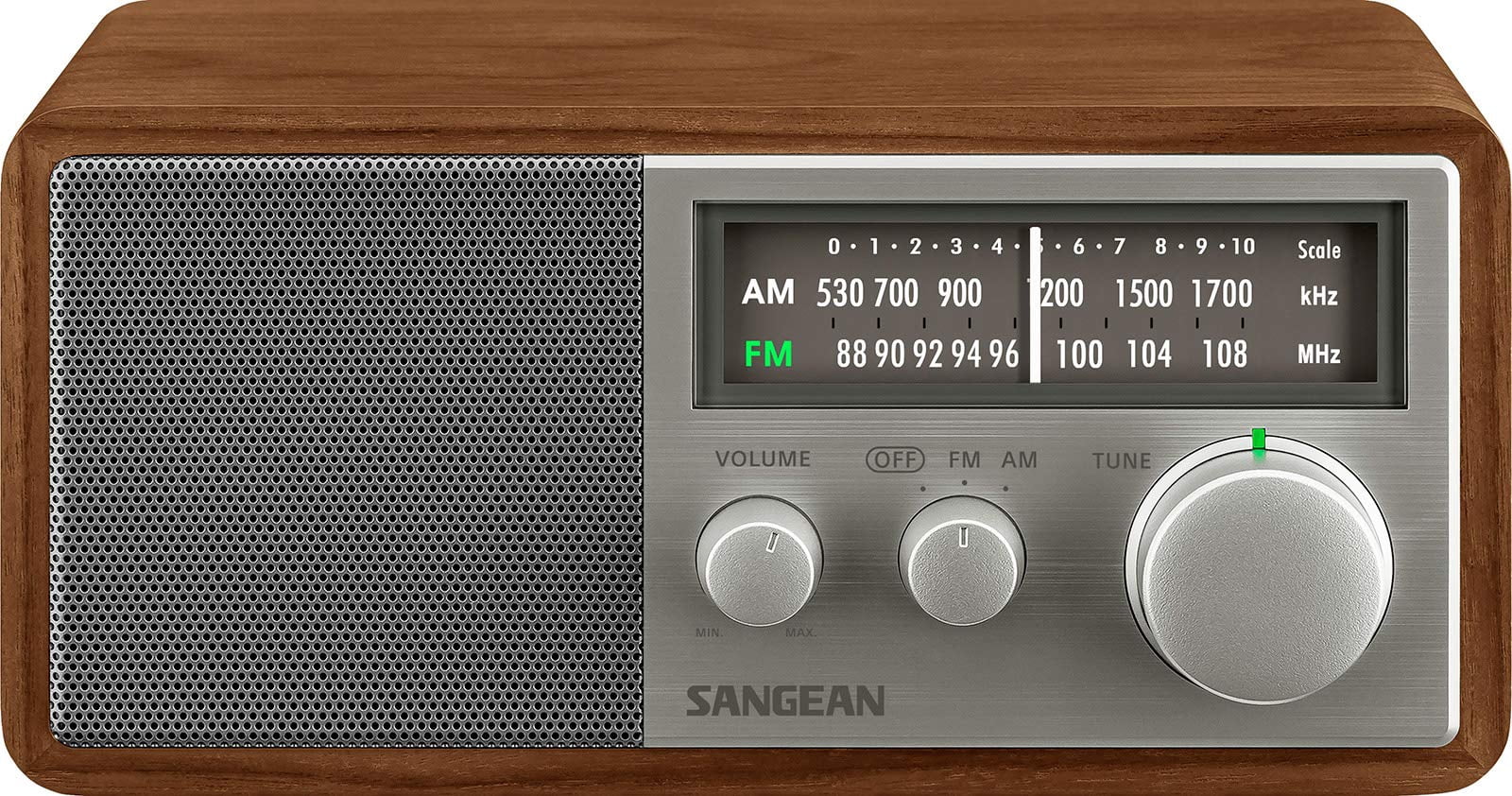 Sangean Sg-116 Tabletop Retro Wooden Cabinet Am/fm Analog Radio ...