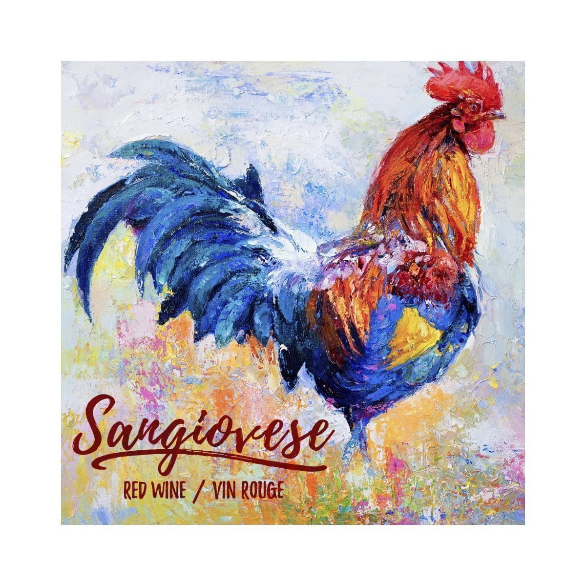 Sangiovese Colourful Rooster - Wine Label (50/Pack) - Walmart.com