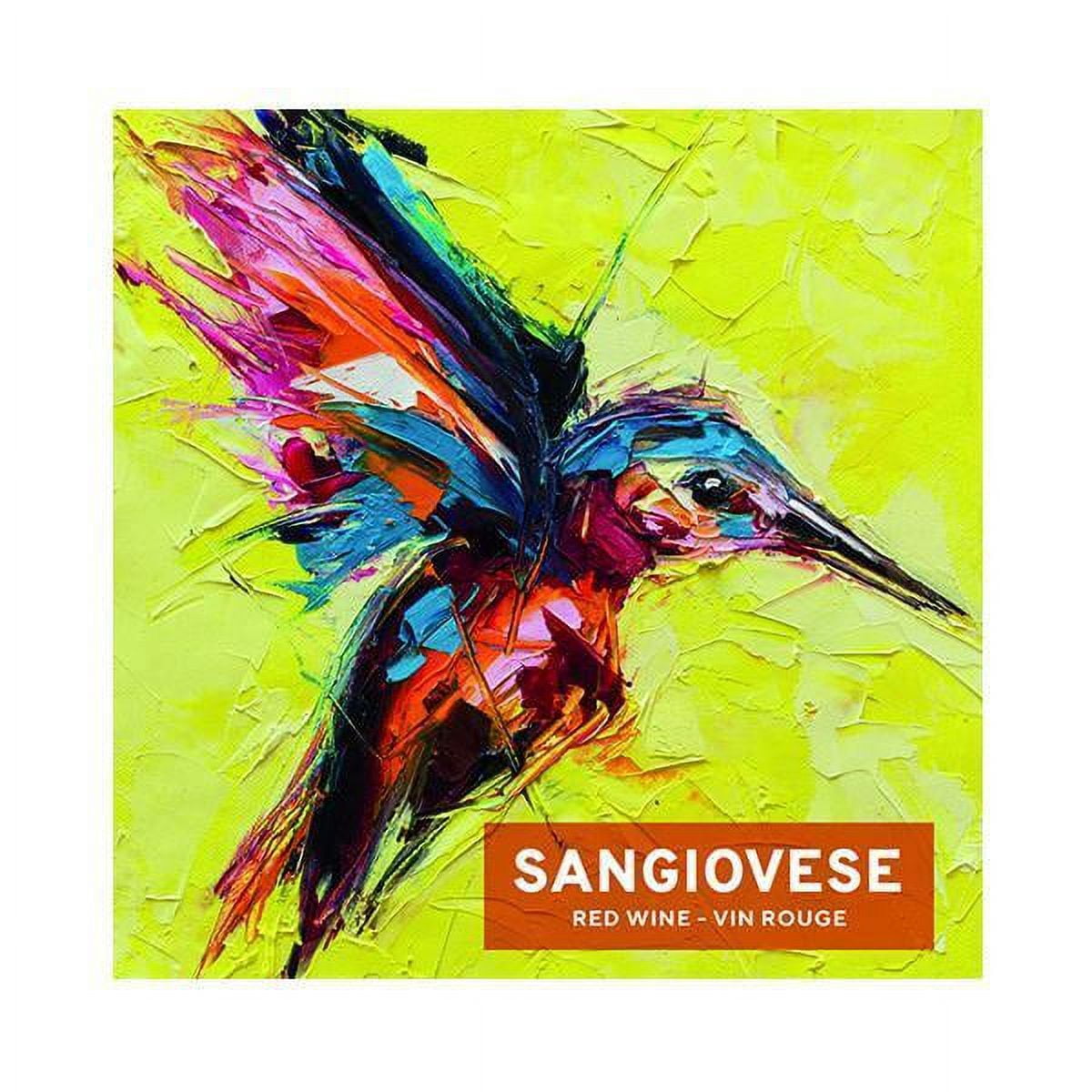 Sangiovese Flying Colorful Bird Wine Labels 50 per Pack (3.78 in x 3.78 ...