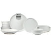 Sango Cove 12-Piece Blue Round Dinnerware Set, Stoneware, Service for 4 ...