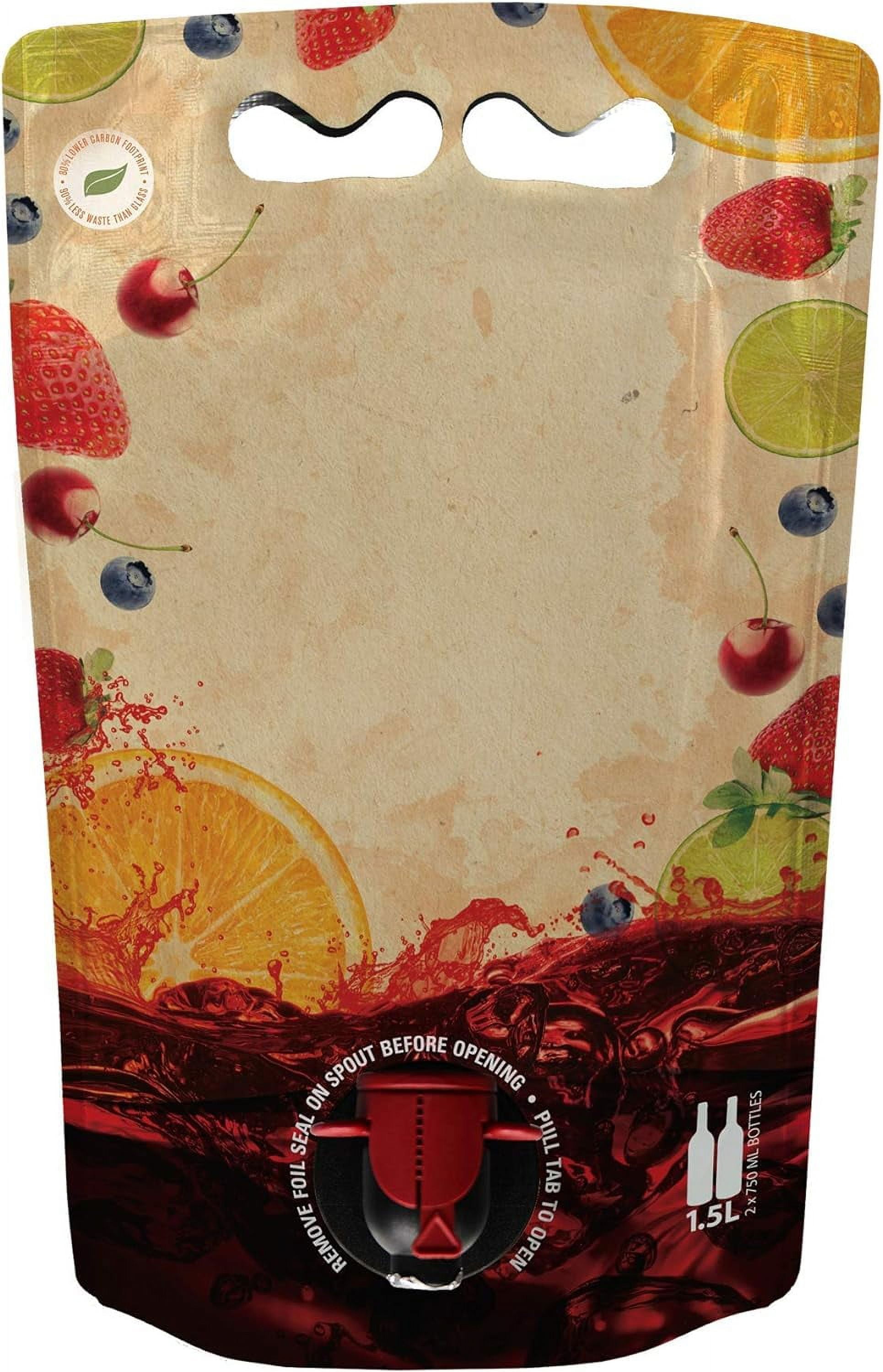 Sangria Wine Pouches (3 Pack) [Eco-Friendly Wine Bottle Alternative ...