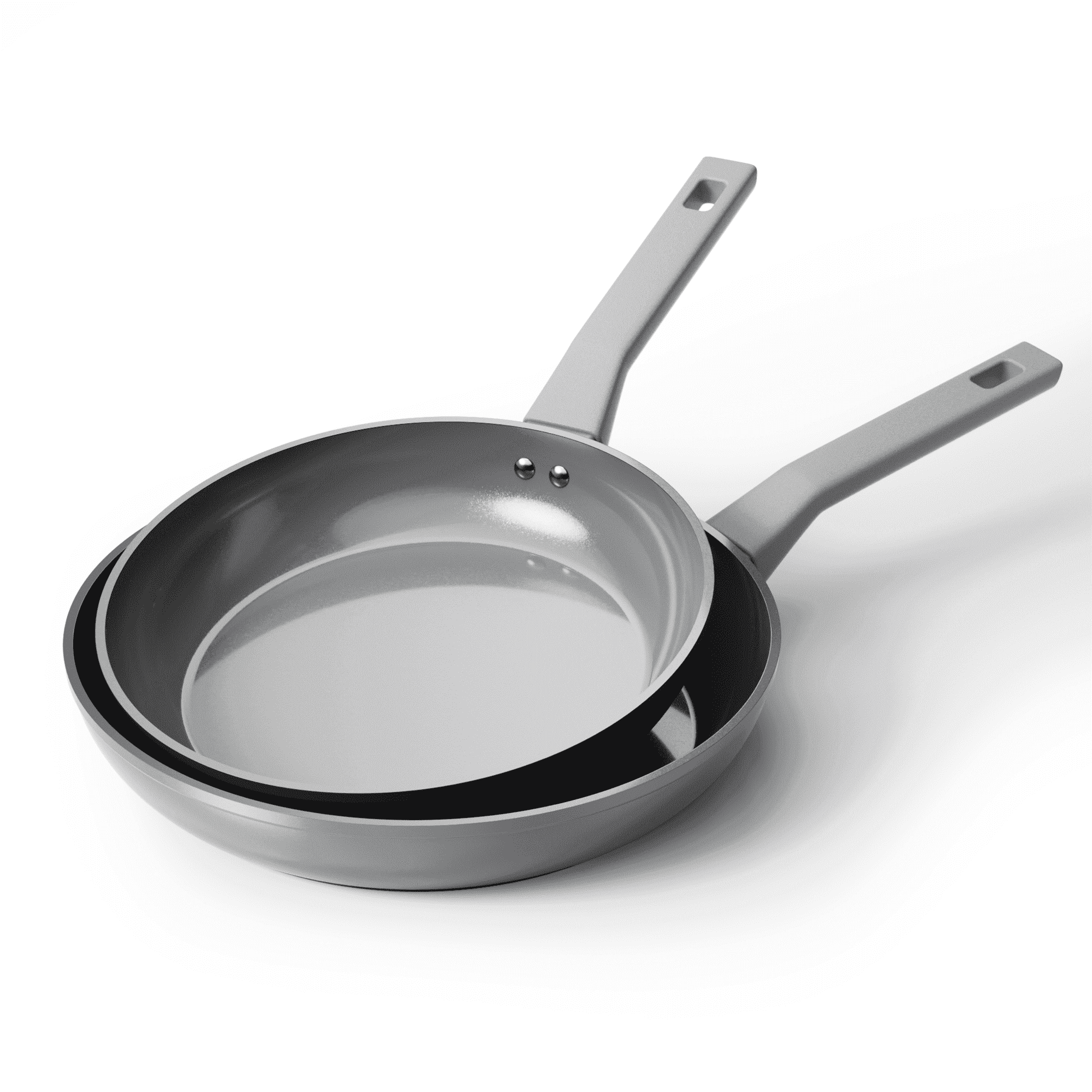 Sanho 2-Piece Frying Pan Set Nonstick, 10 & 12 inch Skillets, Diamond ...