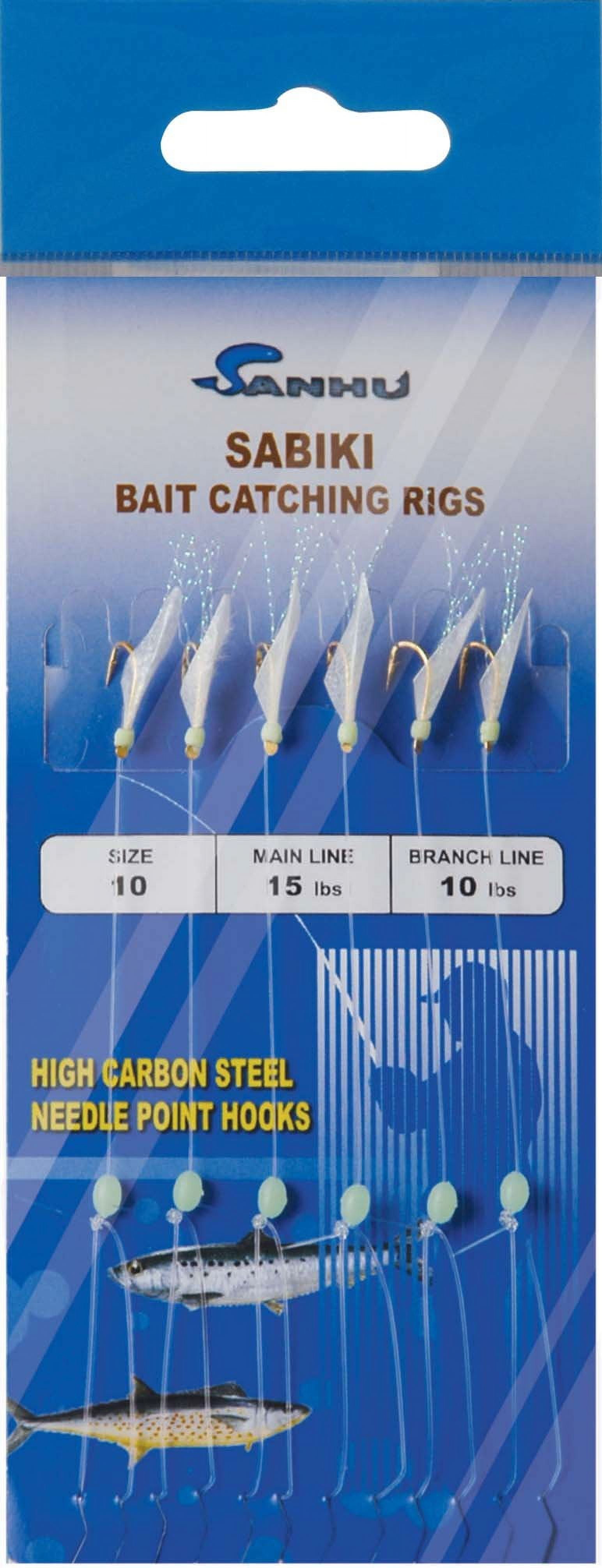 Sanhu Bait Rigs Green Glow #10, 10 packs - Walmart.com