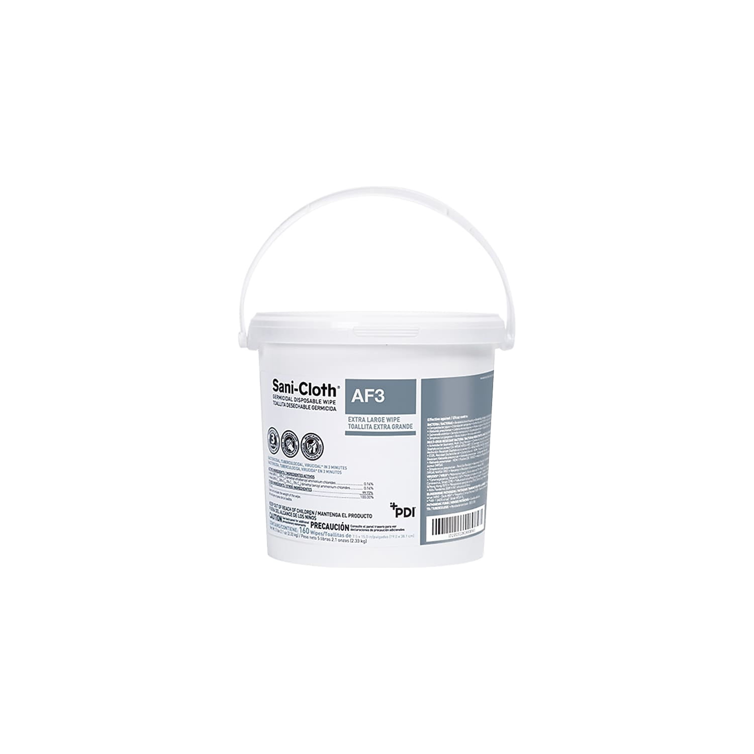 Sani-Cloth AF3 Germicidal Disposable Wipes 160/Pail 2 Pails/Carton ...