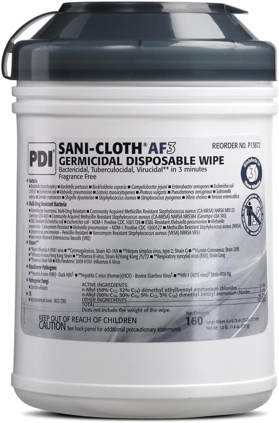 Sani-ClothÂ® AF3 Surface Disinfectant Cleaner Premoistened Germicidal ...