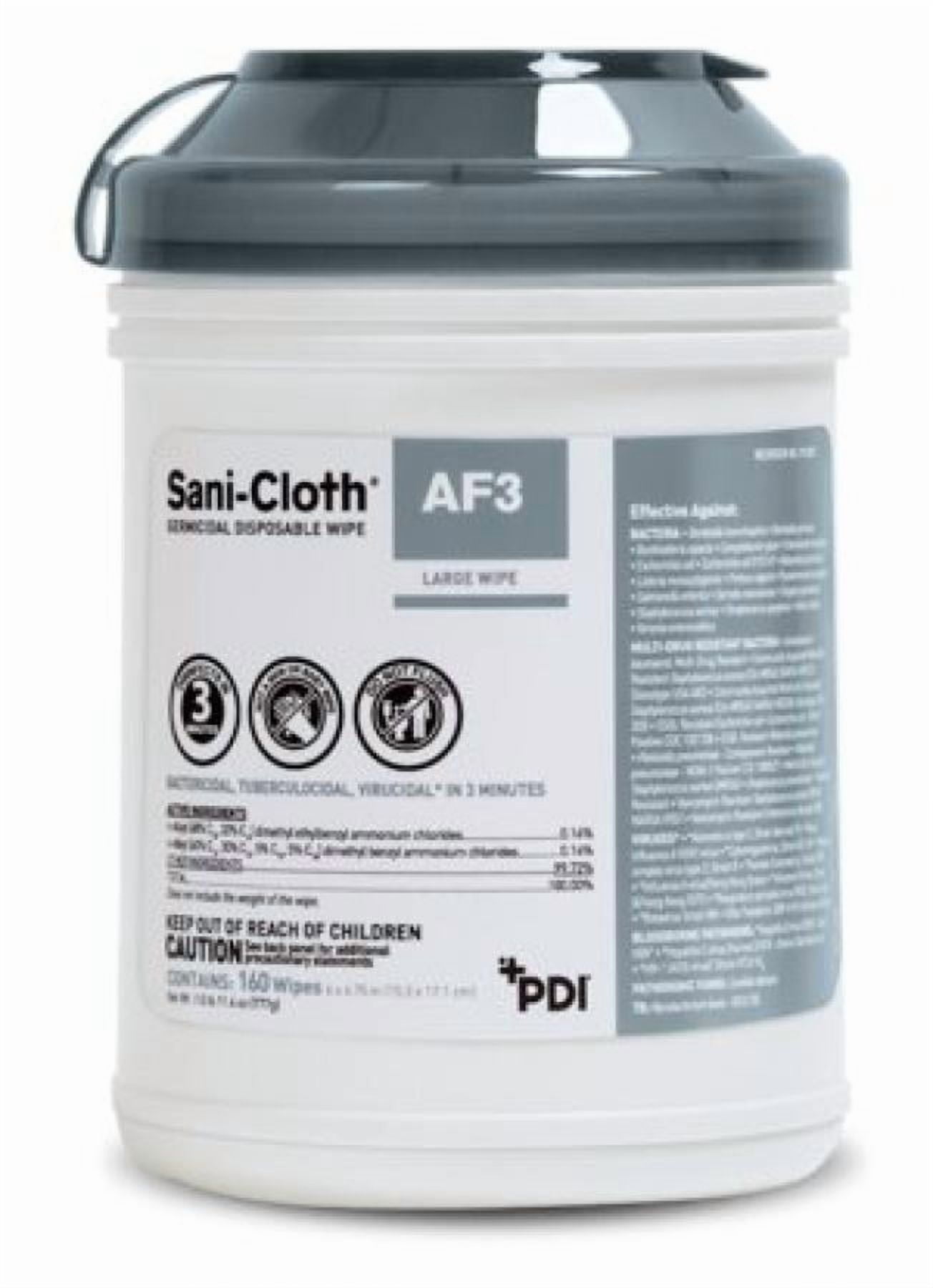 Sani-Cloth AF3 Surface Disinfectant Cleaner Premoistened Germicidal ...