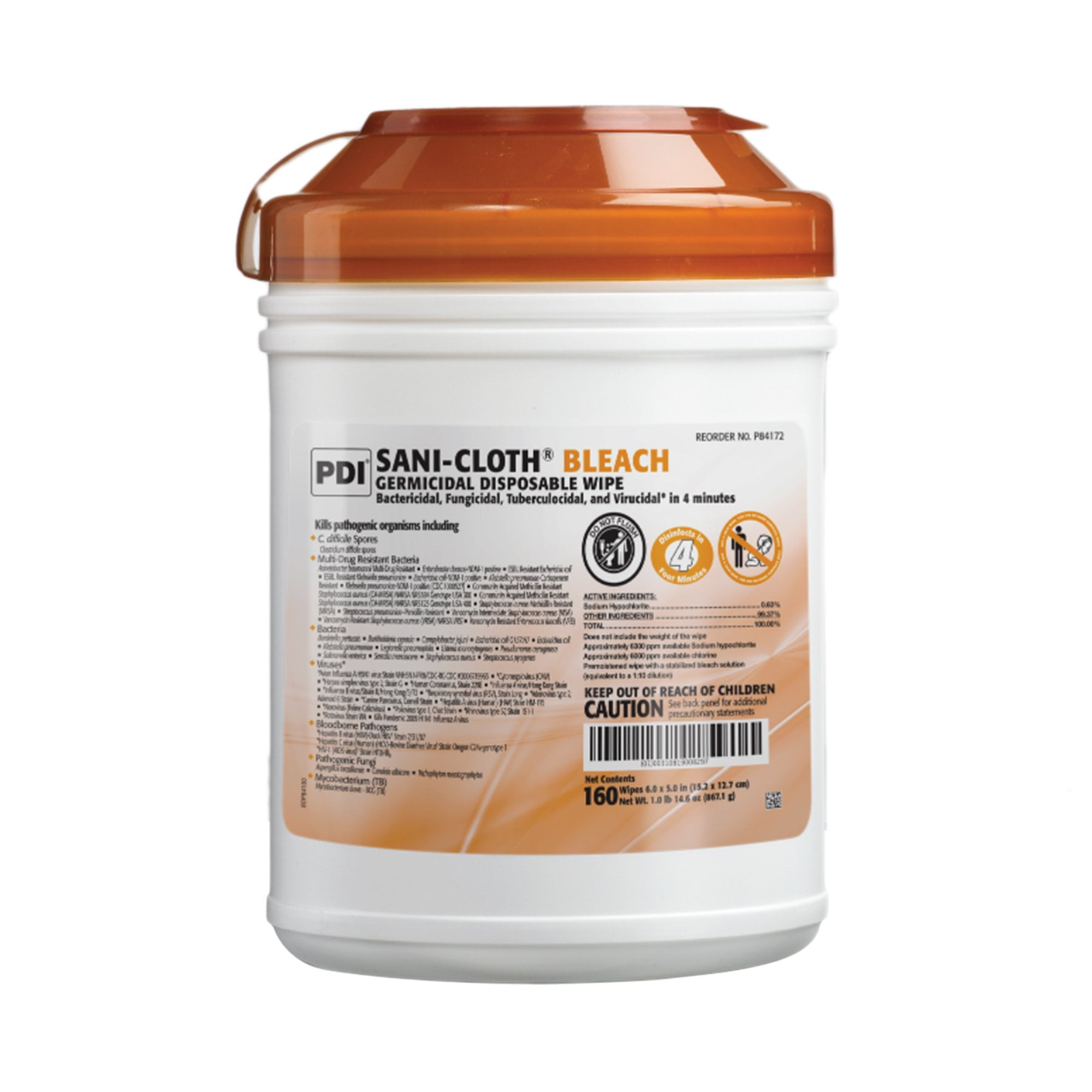 Sani-Cloth® Bleach Germicidal Disposable Wipes - Walmart.com