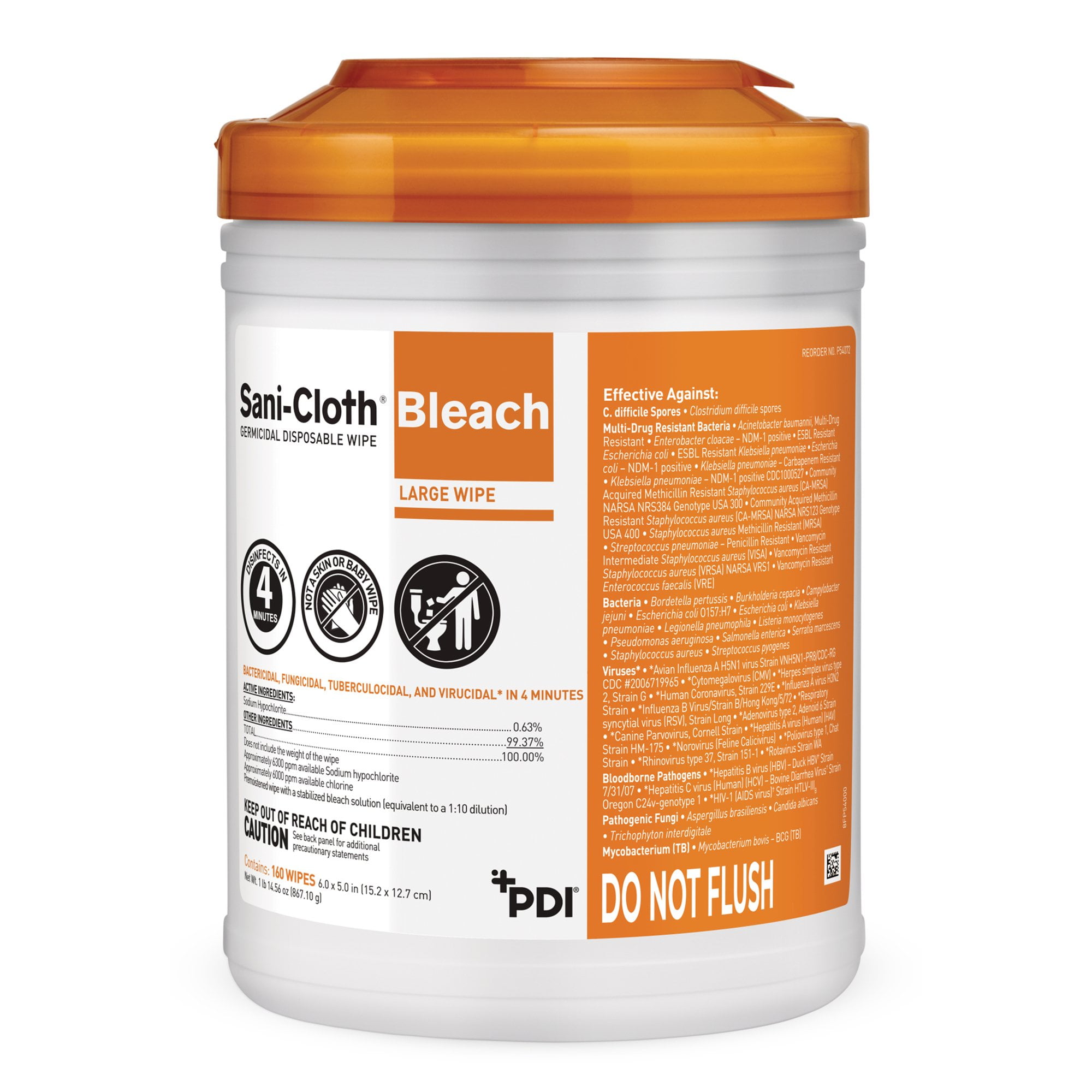 Sani-Cloth Antibacterial Sanitizing Hospital-Grade Disinfectant Wet ... Sani-Cloth Antibacterial Sanitizing Hospital-Grade Disinfectant Wet ...