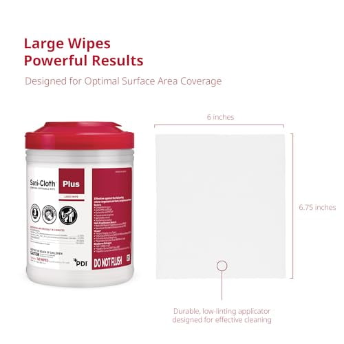 Sani-Cloth Plus Hard Surface Disinfectant Wipe, 160 Count, Q89072 ...