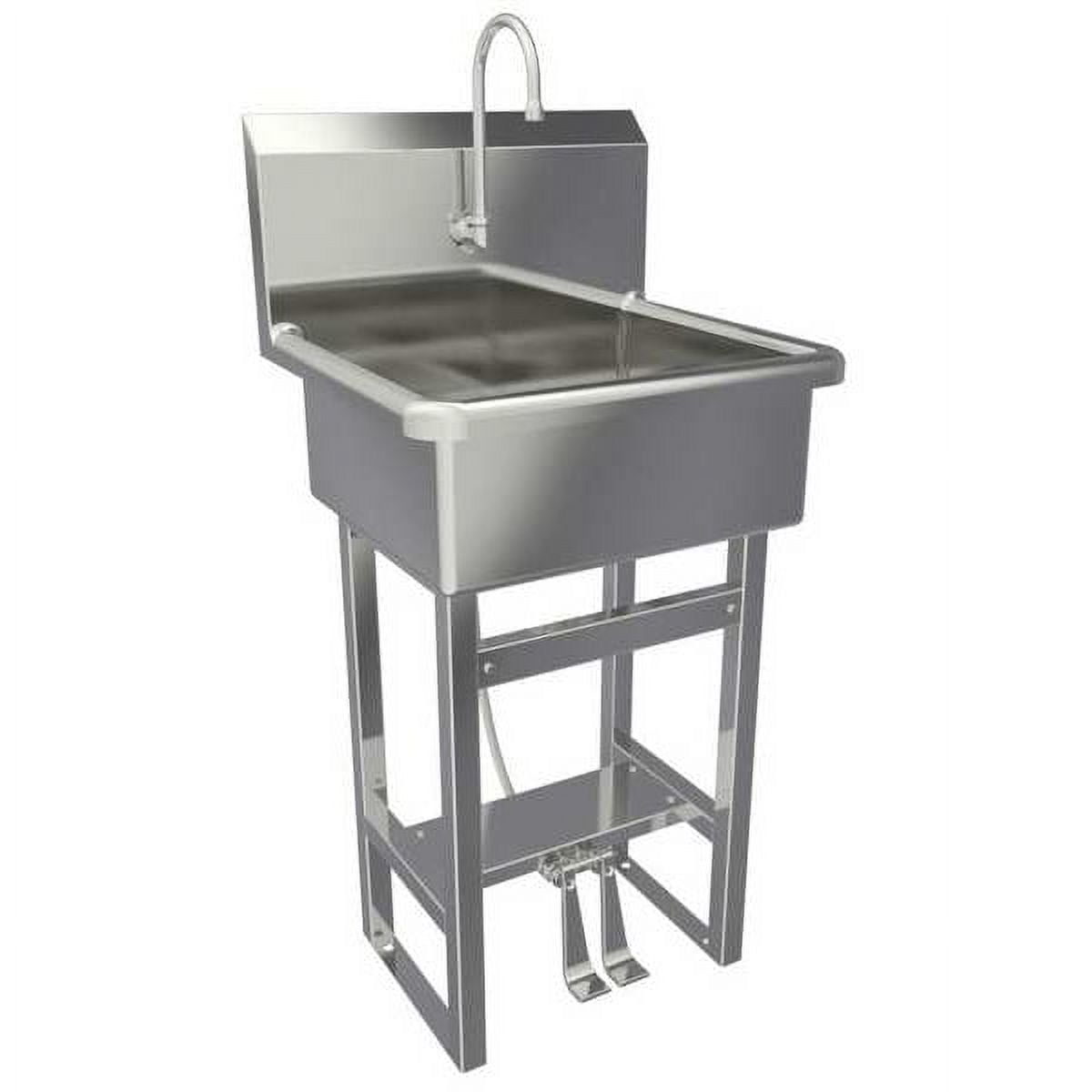 Sani-Lav Hand Sink, Floor, Faucet, 23inL, 20-1/2inW 524 - Walmart.com