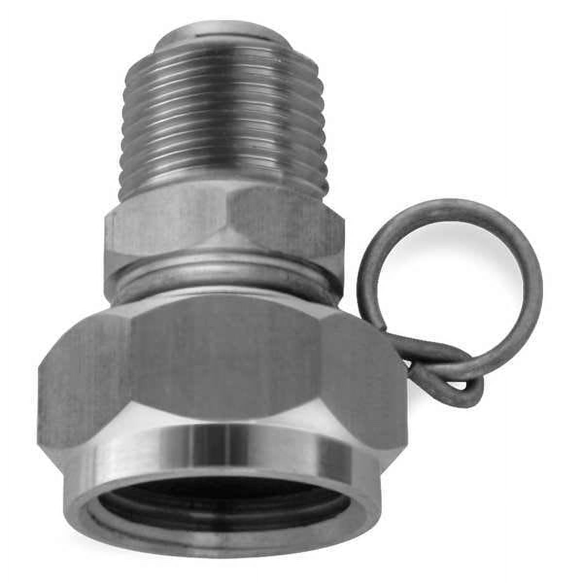 Sani-Lav Swivel Hose Adapt,SS,1/2" NPT,2" L N11S - Walmart.com