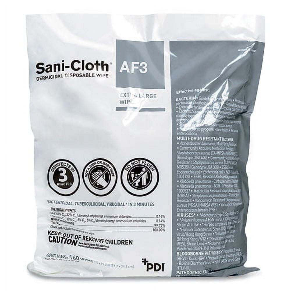 Sani Professional Sani-Cloth AF3 Germicidal Disposable Wipe Refill ...