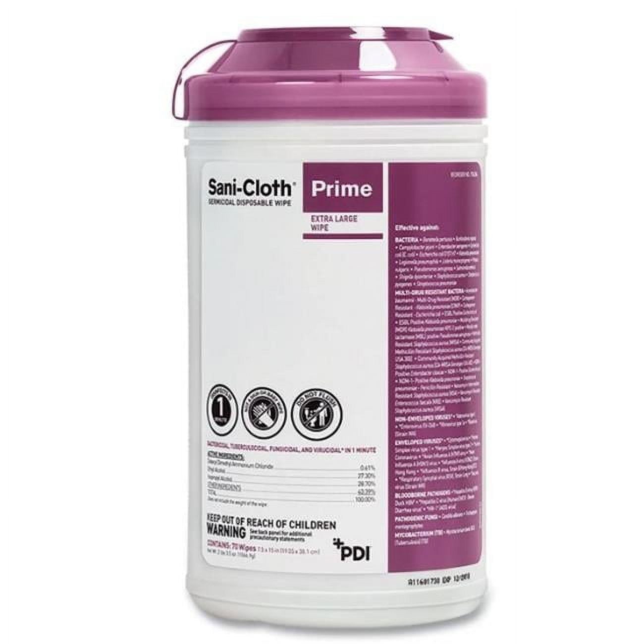 Sani Professional Sani-cloth Prime Germicidal Disposable Wipes - Pack ...