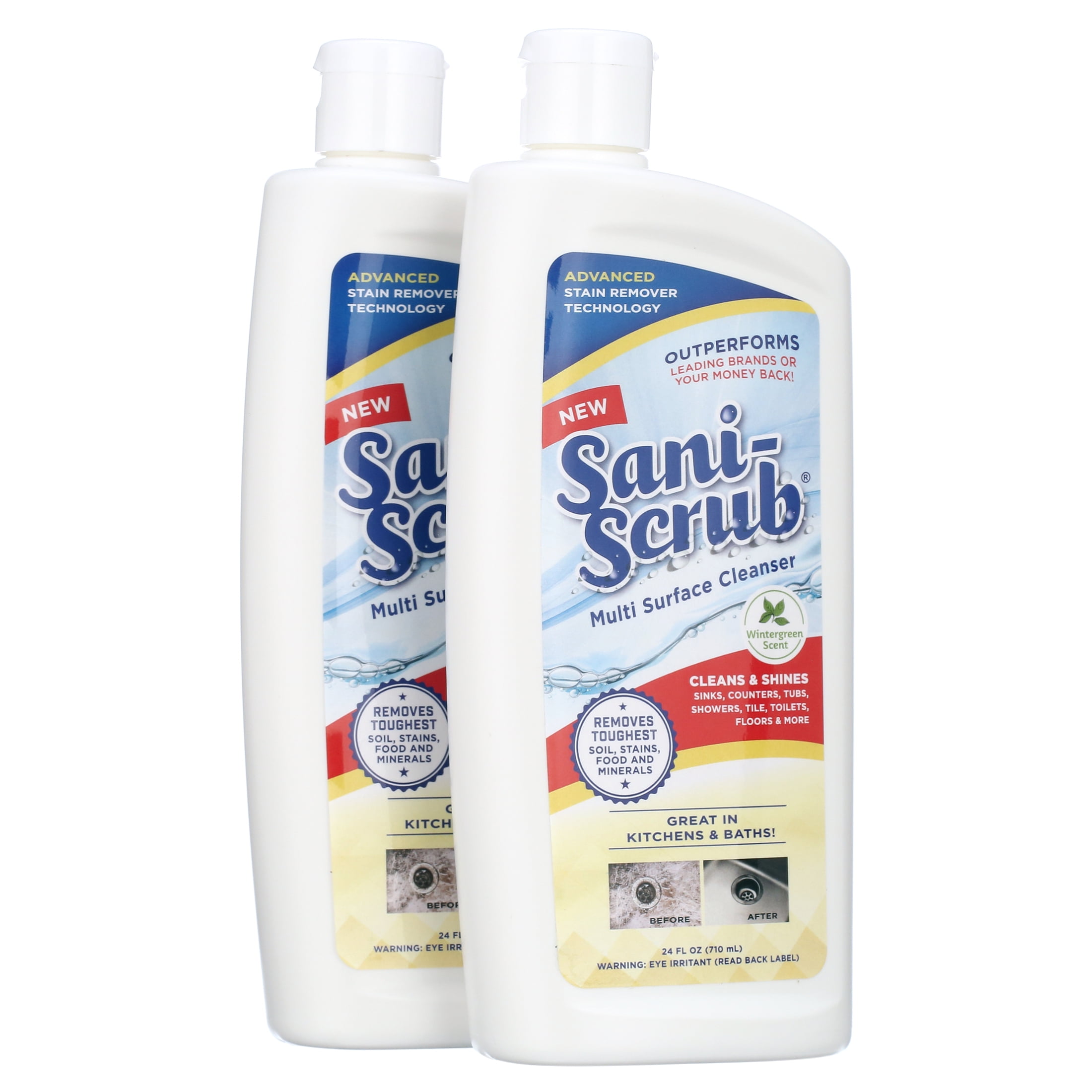 Sani-Scrub Multi Surface Cleanser & Stain Remover 24 oz (2 pack ...