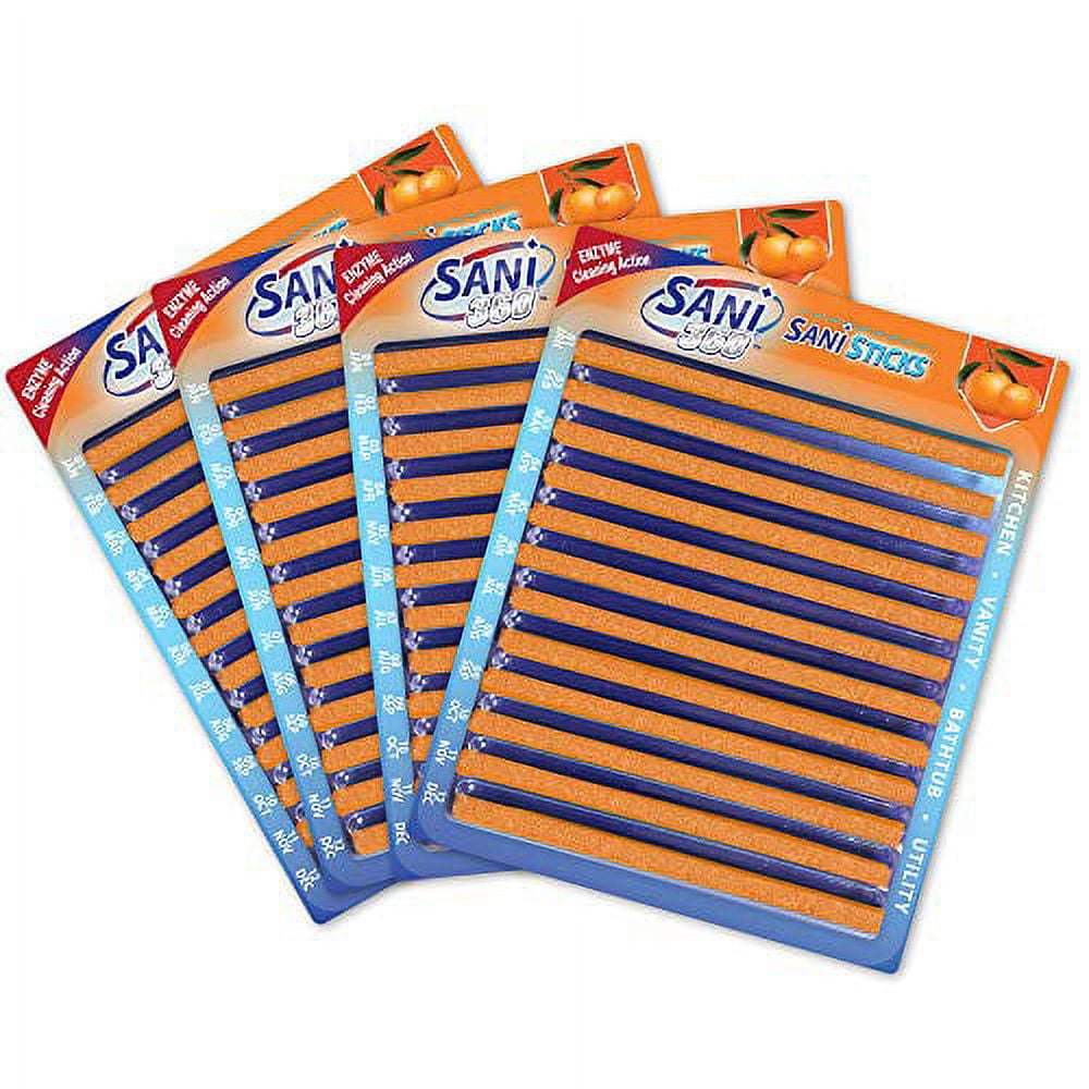 Sani Sticks Drain Cleaner And Deodorizer Non Toxic Enzyme Formula To