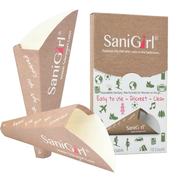 SaniGirl Female Urinal a Female Urination Device Travel Size (Pack of ...