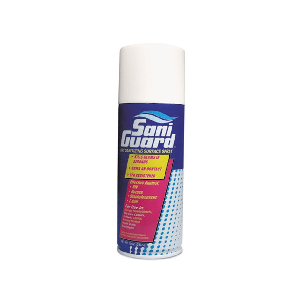 SaniGuard Sanitizer Surface Spray, 10 oz Aerosol Spray - Walmart.com