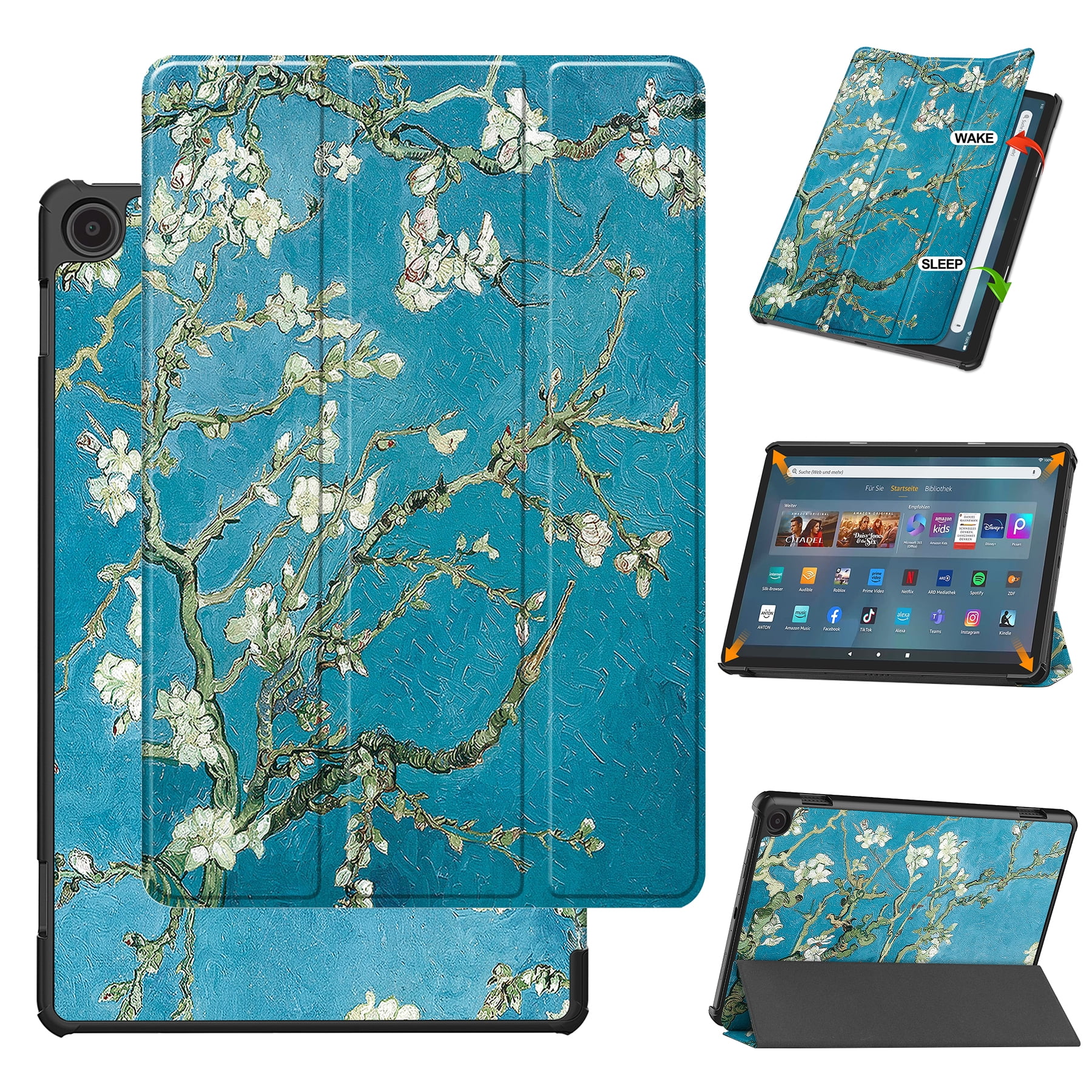 SaniMore for Amazon Fire Max 11 Tablet Case 11 inch, Auto Sleep/Wake ...