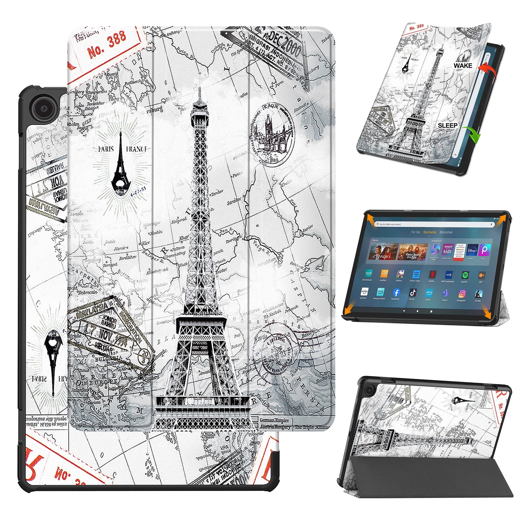 SaniMore for Amazon Fire Max 11 Tablet Case 11 inch, Auto Sleep/Wake ...