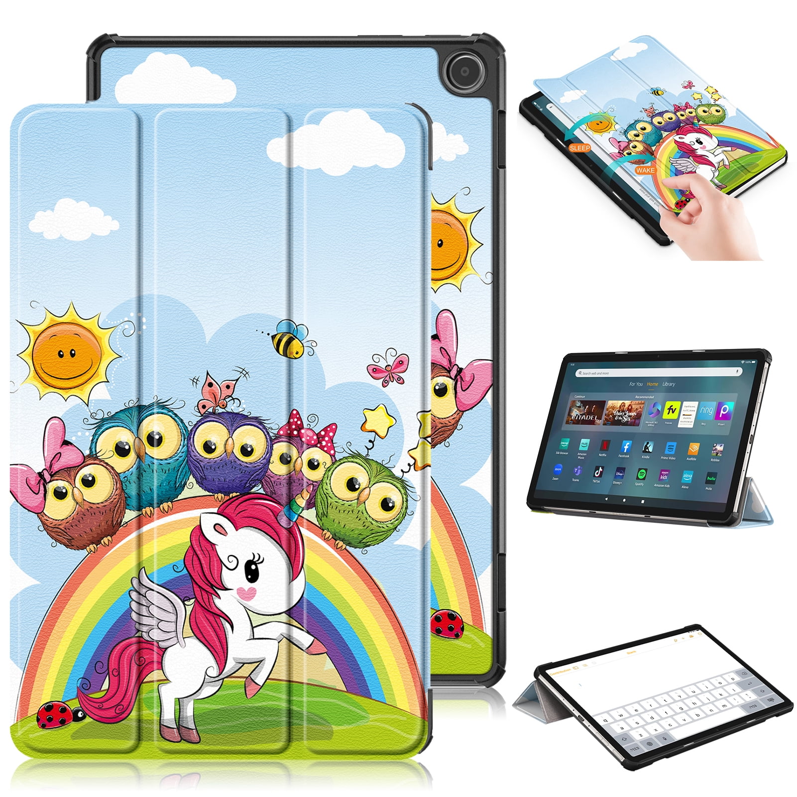 SaniMore for Amazon Fire Max 11 Tablet Case 11 inch Case, with Tri-Fold ...