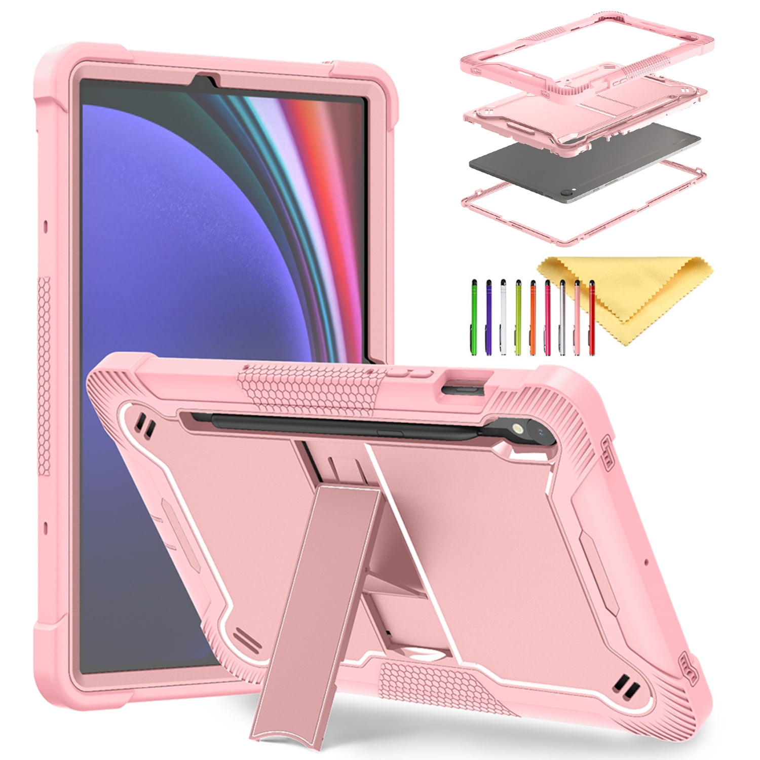 SaniMore Case for Samsung Galaxy Tab S9 11" 2023, Full-body 3 Layers ...