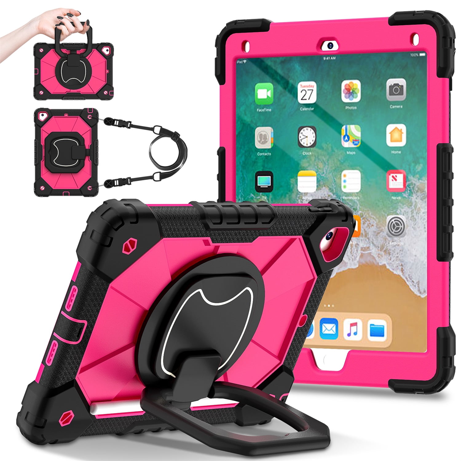 SaniMore Case for iPad 6th Generation 9.7 inch 2017 2018, iPad Air 2 ...