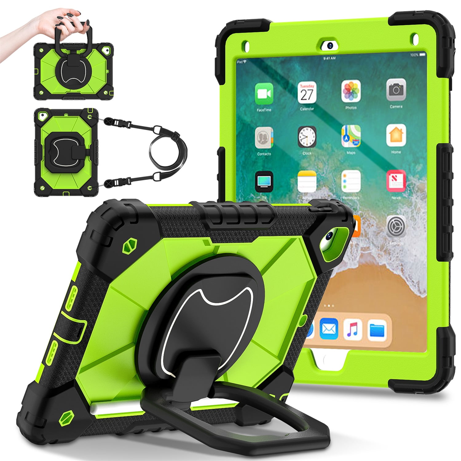 SaniMore Case for iPad 6th Generation 9.7 inch 2017 2018, iPad Air 2 ...