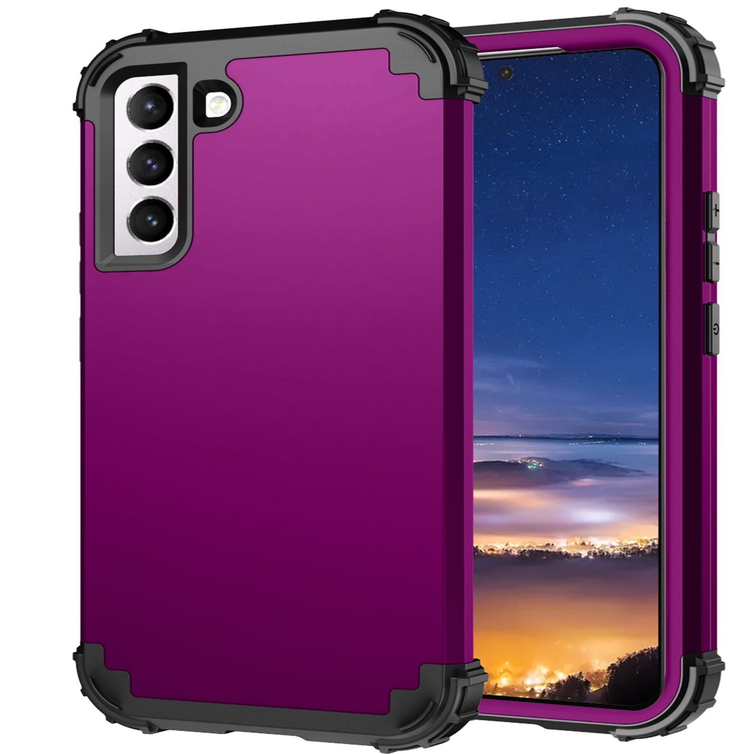 SaniMore Galaxy S23 Plus Case, Shockproof Heavy Duty Hard Plastic ...