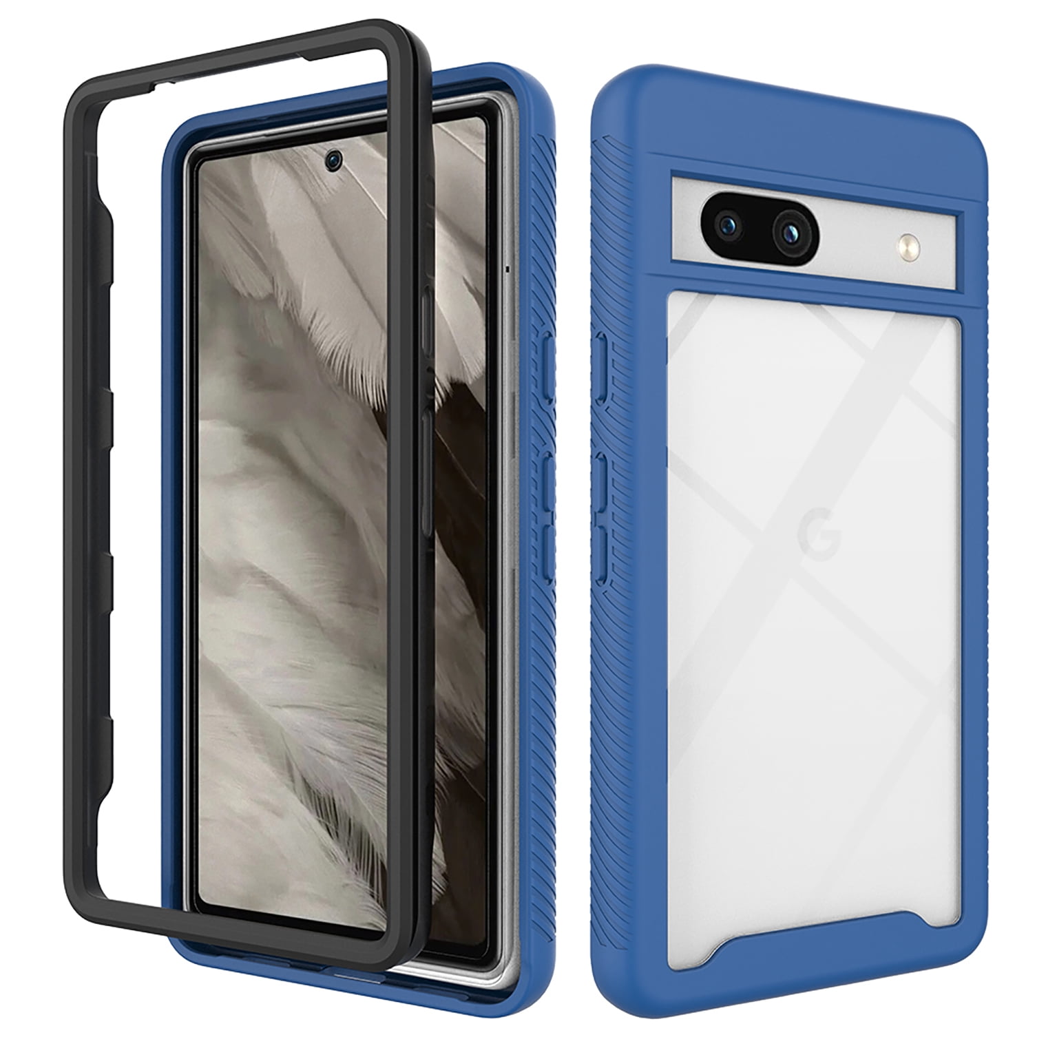 SaniMore for Google Pixel 8A 5G Two-Layer Structure Transparent Case ...