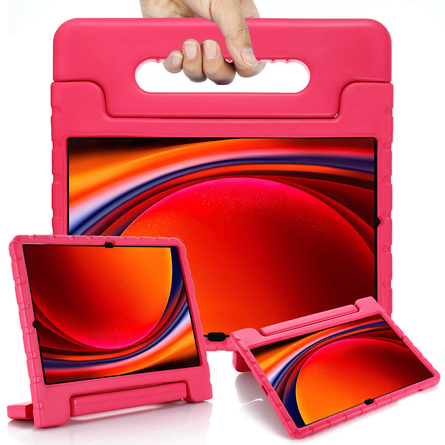 SaniMore Kids Case for Samsung Galaxy Tab S9 Plus 12.4 Inch Tablet 2023, Kiddie Series [Handle ...