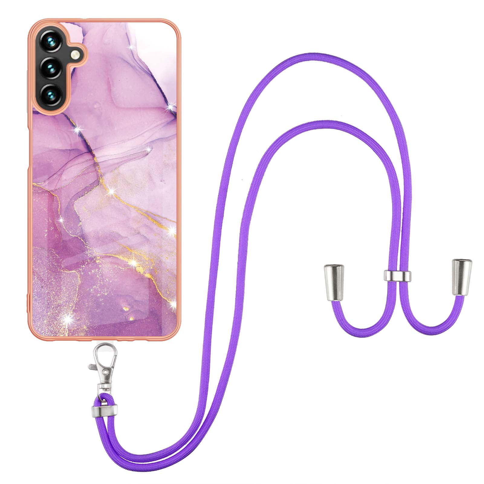 SaniMore for Samsung Galaxy A15 Case with Detachable Crossbody Lanyard ...