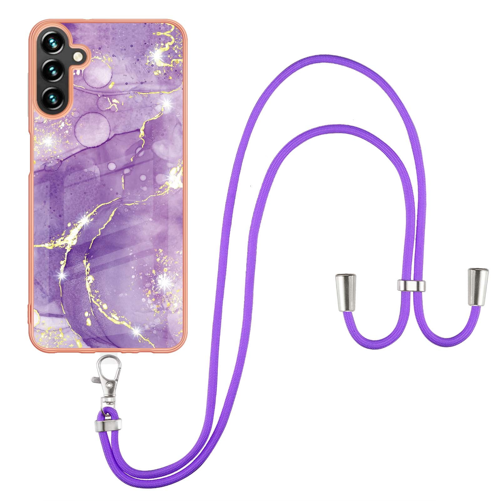 SaniMore for Samsung Galaxy A25 Case with Detachable Crossbody Lanyard ...