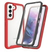 SaniMore for Samsung Galaxy S23 Case, Rugged PC Back & TPU Bumpers Two ...