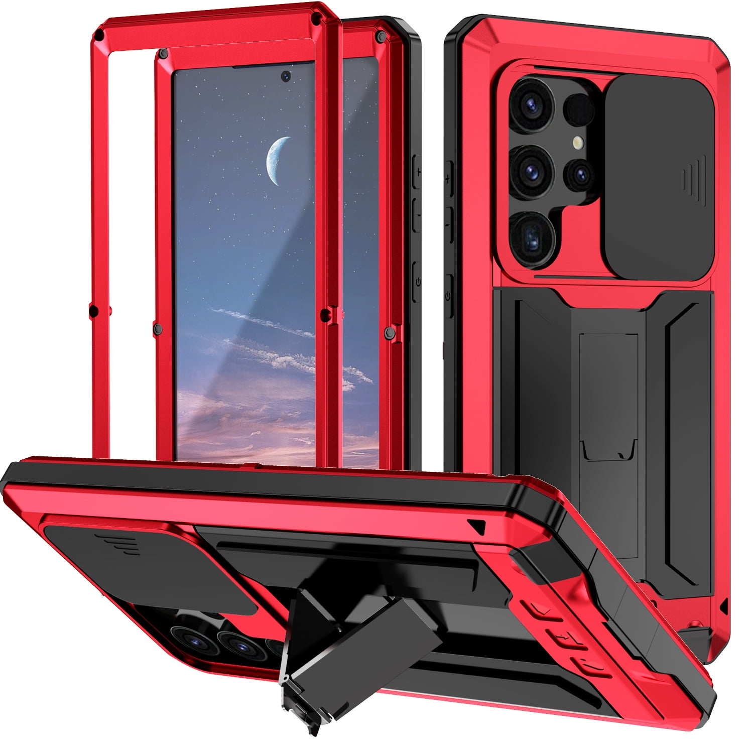 SaniMore for Samsung Galaxy S24 Ultra 5G 2024 Rugged case with Screen ...