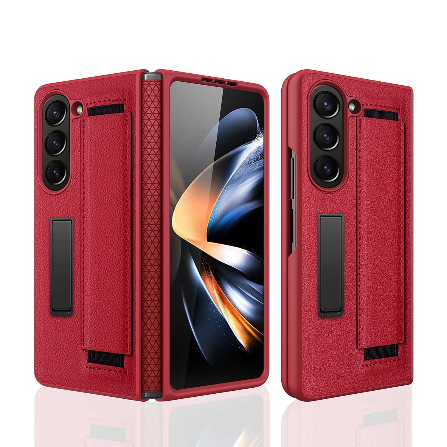 SaniMore for Samsung Galaxy Z Flip5 (6.7" 2023) Case, PU Lether Skin ...