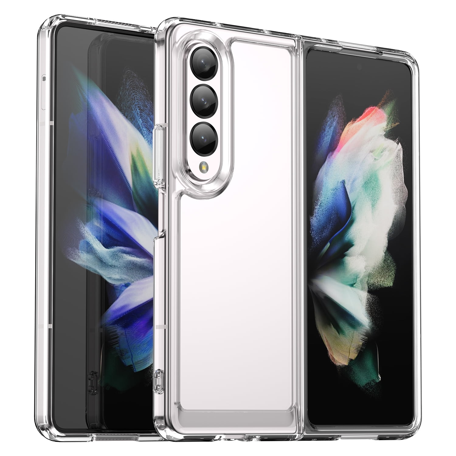 SaniMore for Samsung Galaxy Z Fold 3 Lightweight Transparent Case ...