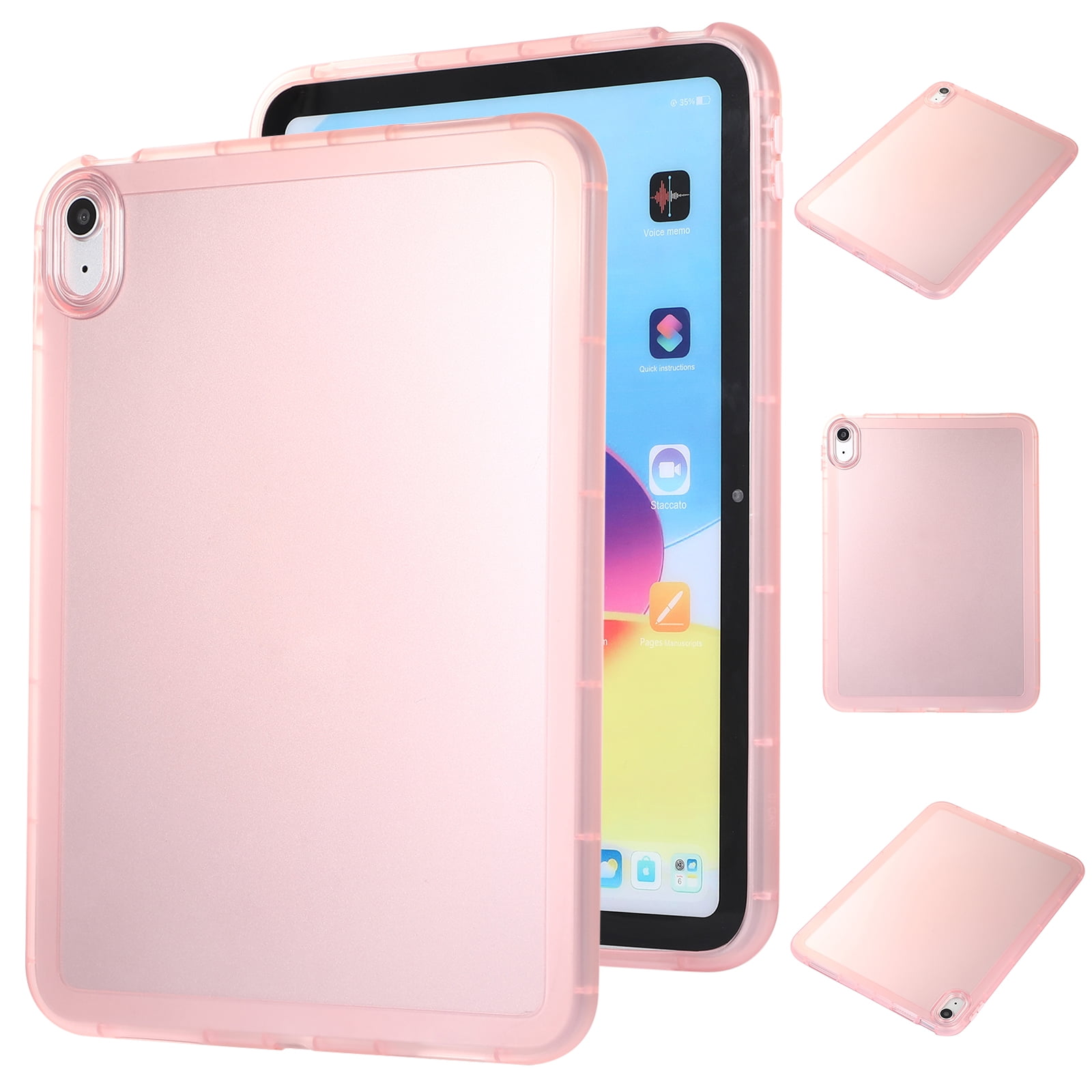 SaniMore for iPad 10th Generation 10.9" 2022 Back Case, Ultra-clear ...