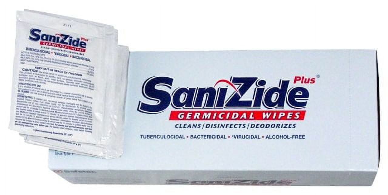 SaniZide Plus Germicidal Wipes, Cleans, Disinfect, Deodrizes ...